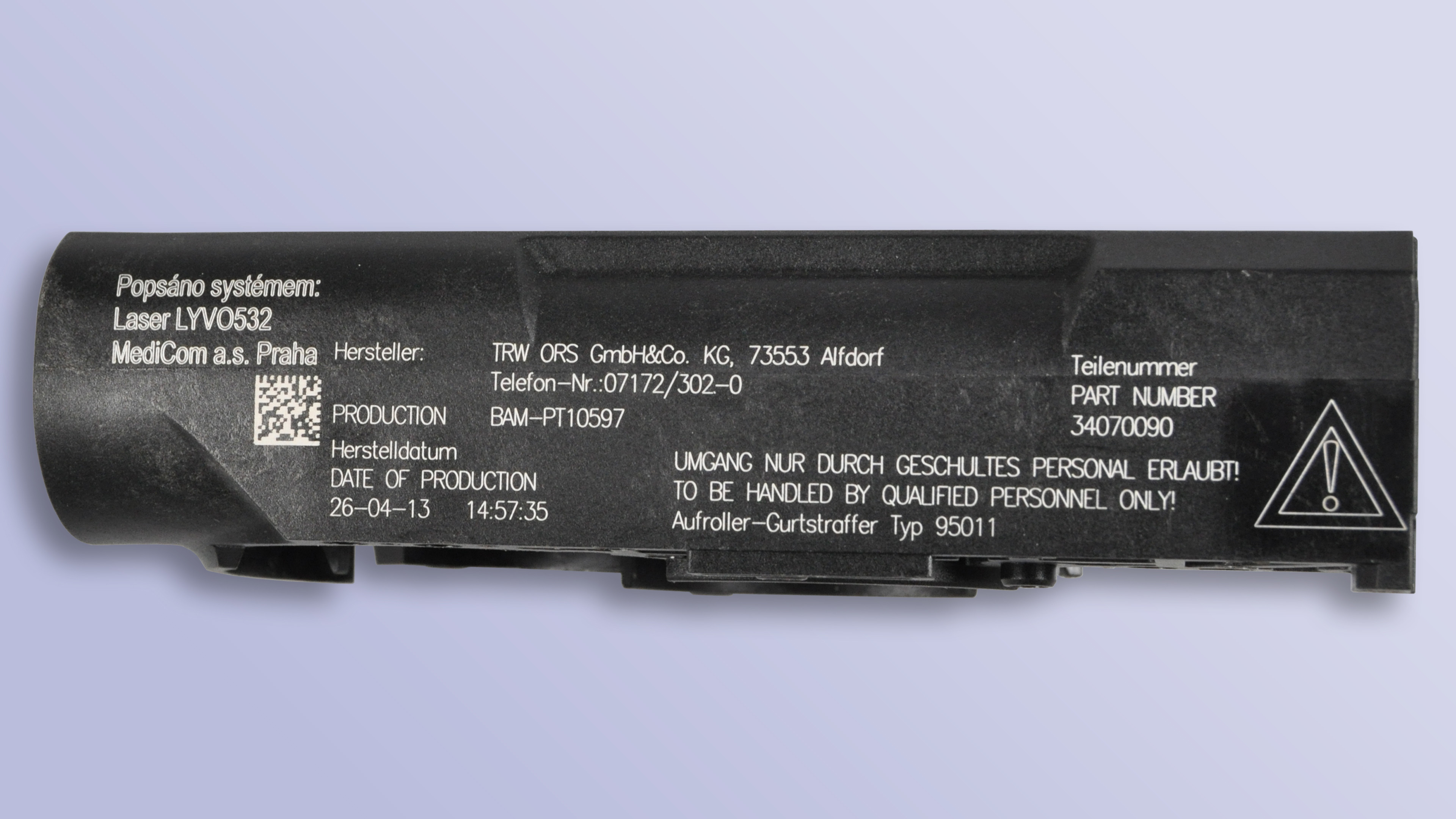 Examples of laser marking - Medicom